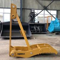 China 1-50 Ton Excavator Bucket Thumb Q345B Weld On Thumb For Excavator for sale