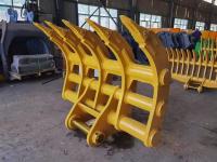 China 1000mm- 2400mm Excavator Root Rake 1-80T Root Rake For Mini Excavator for sale