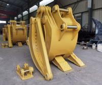 China Wooden Excavator Log Grapple Q345B Mechanical Grapple Bucket for sale
