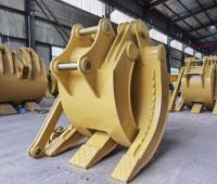 China Wooden Excavator Log Grapple Q345B Mechanical Grapple Bucket for sale