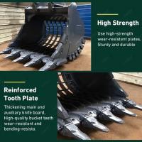 China Skeleton Bucket Designed For Backhoe Excavators Weighing Between 1 And 50 Tons for sale