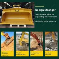 China 20T Excavator Tilting Bucket Heavy Duty Tilting Ditching Bucket for sale