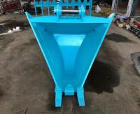 China 1 - 50 Tons Excavator Trenching Bucket Welding Trapezoidal V Ditch for sale