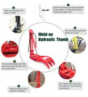 China Q345B Excavator Bucket Thumb Mini Weld On Hydraulic Thumb for sale