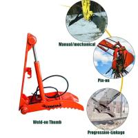 China Q345B Excavator Bucket Thumb Mini Weld On Hydraulic Thumb for sale