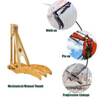 China 11-18T Digger Thumb Grab NM360/400 Thumb For Backhoe Bucket for sale