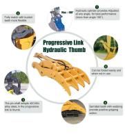 China 1.2-25T Excavator Bucket Thumb Progressive Excavator Hydraulic Thumb for sale