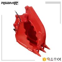 China 1.2-25T Excavator Grab Bucket Progressive Excavator Hydraulic Thumb for sale
