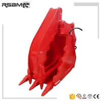 China 1.2-25T Excavator Grab Bucket Progressive Excavator Hydraulic Thumb for sale
