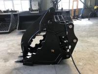 China 0.35-2.1M3 Excavator Grab Bucket Hydraulic Forklift Clamp Attachments for sale