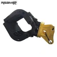 China Q460 Excavator Log Grapple NM400 Hydraulic Rotating Grapples for sale