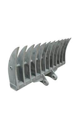China Construction Machinery Excavator Root Rake 1-50T Mini Excavator Brush Rake for sale