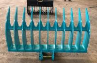China HARDOX450/500 Excavator Root Rake attachment 4ft-8ft Wide for sale