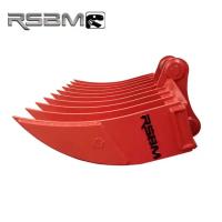 China Q345B Excavator Root Rake Heavy Duty Root Rake For Large Land Clearing Jobs for sale