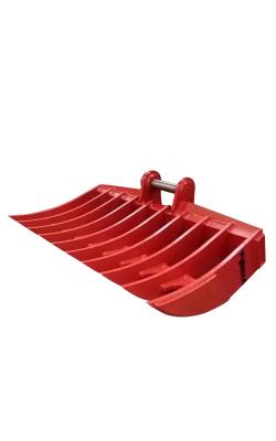 China Q345B Excavator Root Rake Heavy Duty Root Rake For Large Land Clearing Jobs for sale