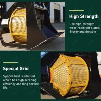 China RSBM 20 Ton Excavator Attachments Rotary Screening Bucket for sale
