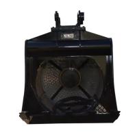 China capacity 0.8-3.6m3 Rotating Screening Bucket For 1-50T Excavator for sale