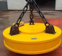China Steel electromagnetic chucks Electro Magnetic Lifter For Crane Lifting Magnet for sale