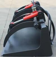 China OEM Skid Steer Attachments 1500-1830mm Width Rock Bucket Grapple for sale