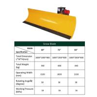 China RSBM Skid Steer Snow Plow Attachment  for Building Material Shops for sale