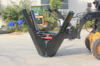 China 0.01m3- 12m3 tree spade attachment for skid steer Plantation for sale