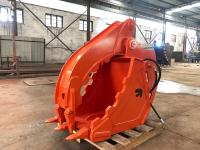 China Durable Steel Excavator Grab Bucket Optimal For Debris Sorting for sale