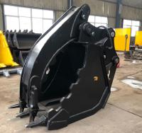China Heavy Duty Digger Thumb Grab Q345B For Construction Works for sale