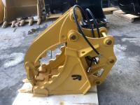 China Precision Control Excavator Grab Bucket Premium Alloy For Site Cleanup for sale
