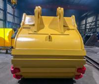 China Excavators Heavy Duty Rock Bucket Grapple Premium Alloy Demanding Terrains for sale