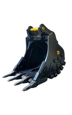 China 1-80 tons Rock Excavator Bucket Q345B High Capacity Ideal for sale