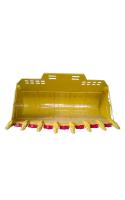 China Heavy Duty Steel Wheel Loader Attachments For Bulk Material Handling for sale
