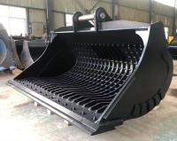 China Q355 Skeleton Bucket Designed For Backhoe Excavators Landscaping for sale