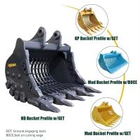 China Q550 Skeleton Bucket Perfect For Excavators In Mining Land Grading Applications for sale