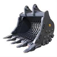 China Heavy Machine Land Grading Parts Q355 Skeleton Bucket For 1-80T Excavator for sale