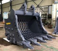 China Heavy Machine Land Grading Parts Q355 Skeleton Bucket For 1-80T Excavator for sale