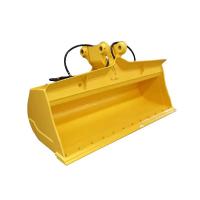 China 5-100 Ton Mini Earth Digger Tilt Bucket Hydraulic Excavator Tilt Mud Bucket with cutting edges for sale