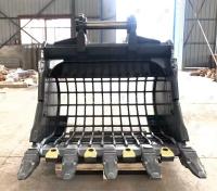 China Versatile Excavator Skeleton Rock Bucket With Customized Design And Q460 Material for sale