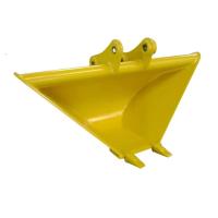 China Customizable Excavator Trenching Bucket Applied Size 60-90cm Top Width 30cm Double Teeth for sale