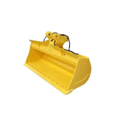 China Auxiliary Blade Adopts 30MnB NM360/400 Excavator Mud Bucket For Slope Trimming for sale