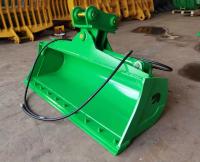 China Q355/460 Excavator Mud Bucket Customized Design With Bolt-On Bucket Blade for sale