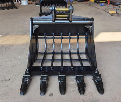 China NM400 Steel Excavator Skeleton Digging Bucket: Long-Lasting Performance for Painting or Galvanizing for sale