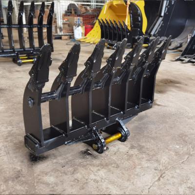 China High Durability Excavator Root Rake for Most Excavator Manufacturers for sale