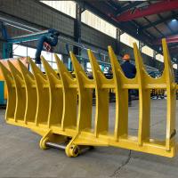 China 1200mm-2400mm Width Tractor Root Grapple Rake for Ground Shipping Performance for sale