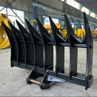 China 6-12 Teeth Excavator Root Rake for Ground Shipping to Contiguous United States for sale