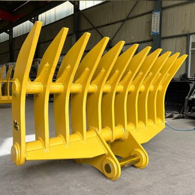 China Crawler Excavator Root Hoe Tine Spacing Optimized for Maximum Debris Clearing for sale