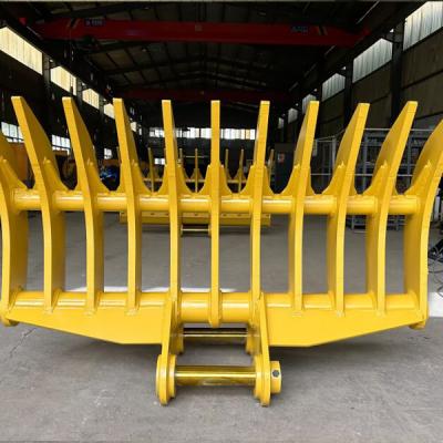China Forestry Management Simplified with High Durability Excavator Root Rake for sale