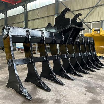 China Strength Steel Digger Root Grapple Time Heavy-Duty Construction for sale