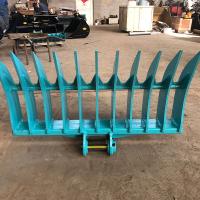 China Land Clearing And Digger Root Grapple Excavator Tine Rake Is The Perfect Choice for sale
