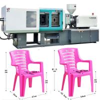 China 3-4 Zone Heating Plastic Chair Injection Moulding Machine 100-300 Ton Clamping Force 50-100 G Injection Weight for sale