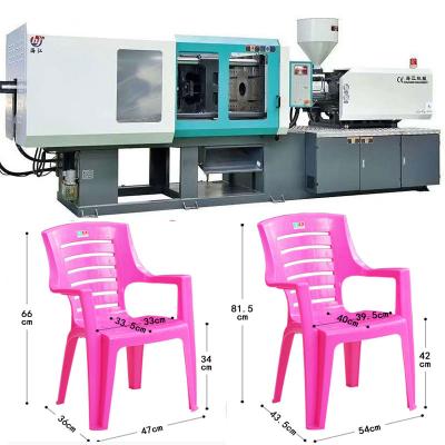 China 3-4 Zone Heating Plastic Chair Injection Moulding Machine 100-300 Ton Clamping Force 50-100 G Injection Weight for sale
